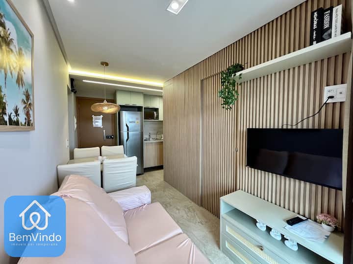 Apartamento Completo: 02 Quartos No Smart Orla - Salvador de Bahía