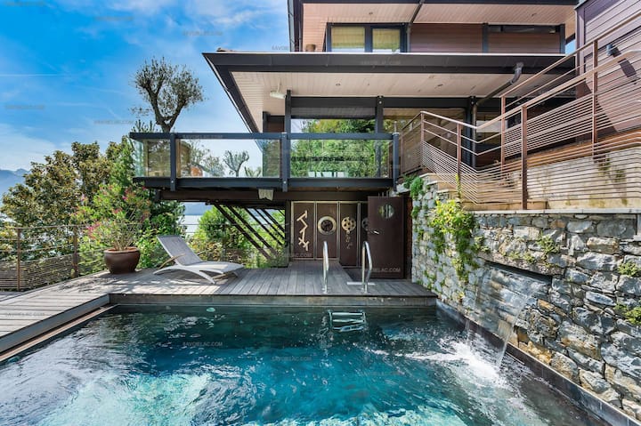 Exceptionnelle Villa Hollywood Au Bord Du Lac D'an - Annecy