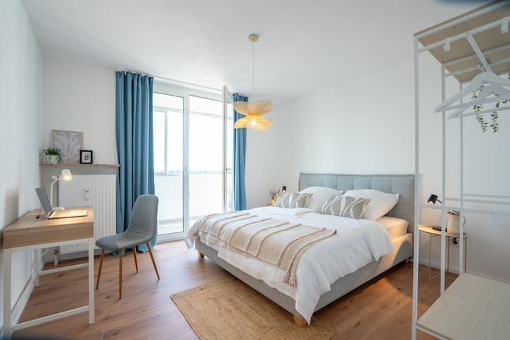 Fewo Sonnenaufgang, Ausblick - Augsbourg