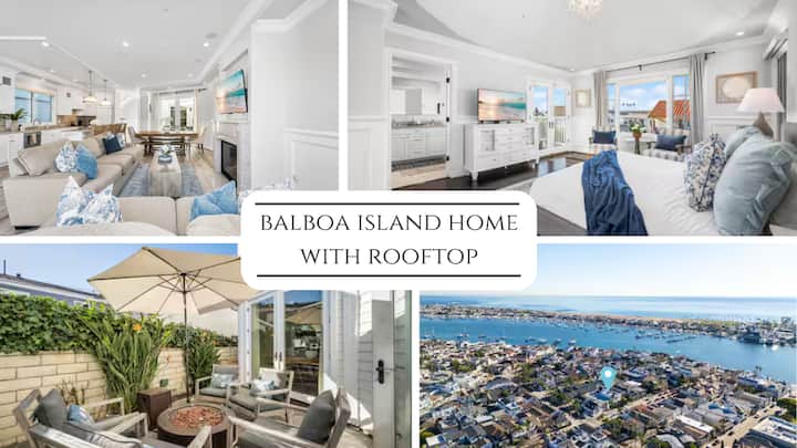 Charming Balboa Island Home With Rooftop - Newport Beach, CA