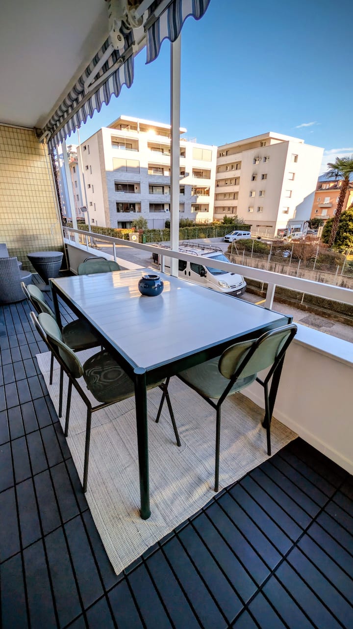 Cozy Apartment 500m Vom See, Nähe Locarno Mit Airc - Locarno