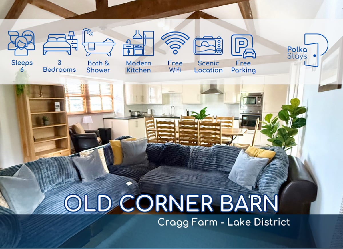 Old Corner Barn Lake District Escape by PolkaStays - Cottages for Rent ...