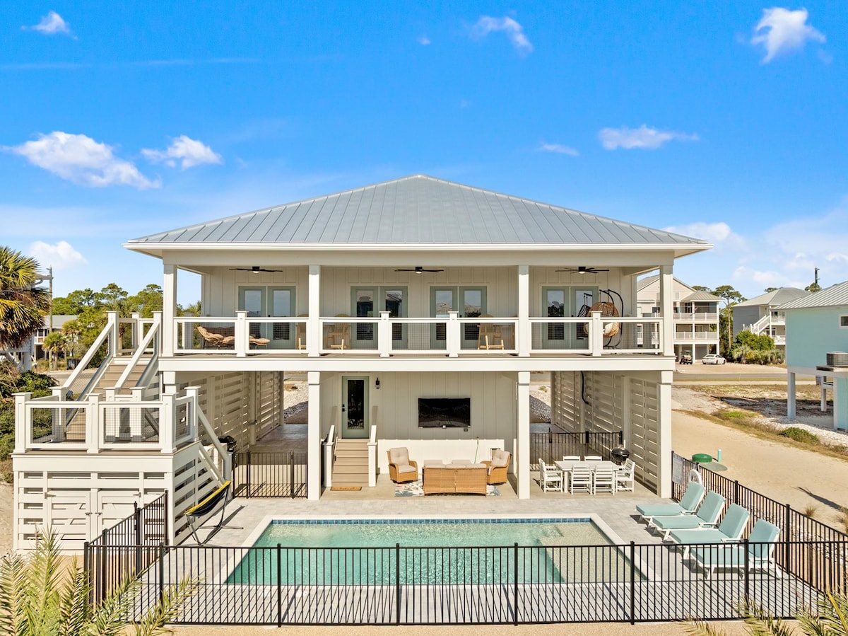Strandhaus Walking on Water – privater Pool - Häuser zur Miete in Saint ...