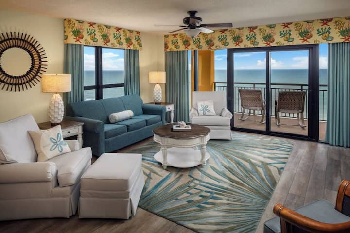 Oceanfront On Golden Mile | Pools + Full Kitchen - Myrtle Beach, SC