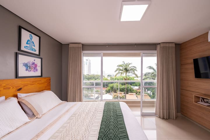 Flat Em Cond. Com Piscina, Setor Bueno- #608 - Goiânia