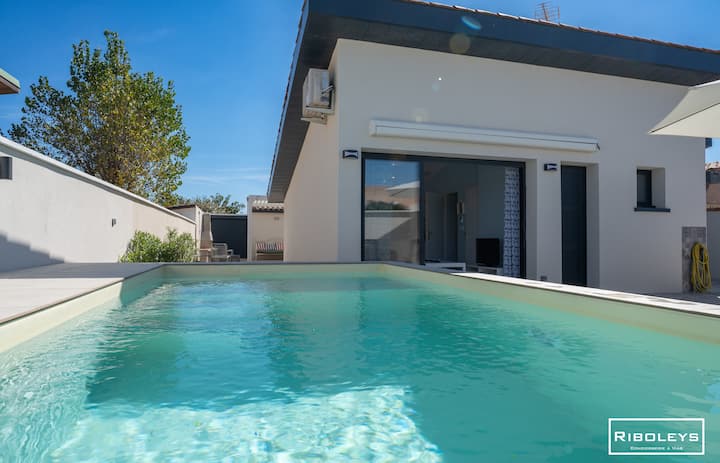 Riboleys - Villa 10 Personnes Avec Piscine Privée - Vias