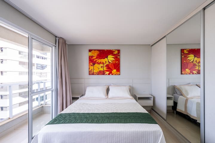 Flat Moderno Com Varanda, Setor Bueno - 戈亞尼亞