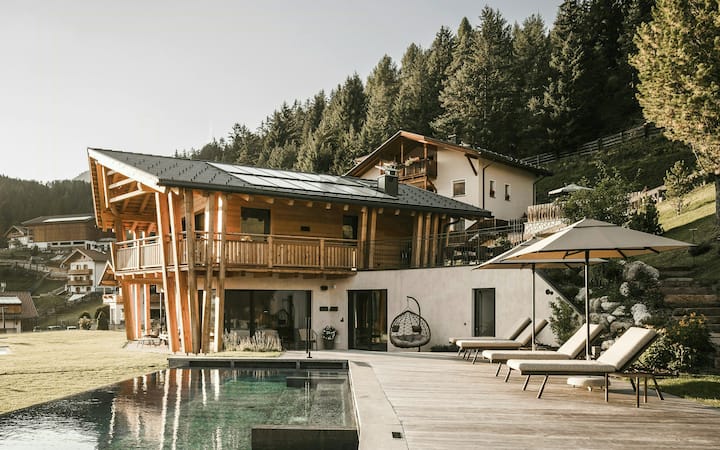 Luxury Chalet In The Dolomites With Spa And Pool - Alta Badia