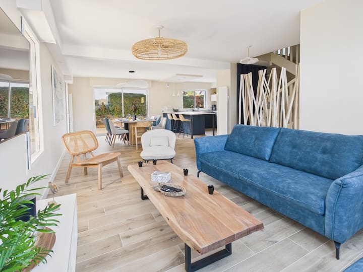 100m De La Plage - Maison Pour 8 Avec Jardin Clos - Fouesnant