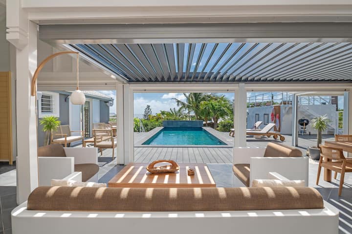 Villa Mer Alta - 5 Suites, Piscine Privée, Vue Mer - Guadeloupe