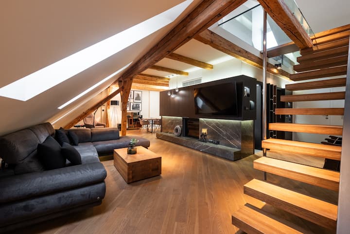 Boutique Old Town Loft Apt. With A/c By Easybnb - Praga