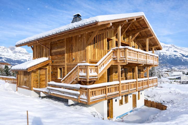 Chalet Suzan’e – Panorama Mont-blanc & Jacuzzi - Les Carroz d'Arâches