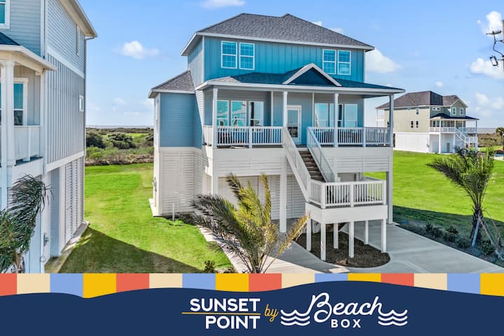 Sunset Point- Cozy Beach Home/short Drive To Beach - Galveston, TX