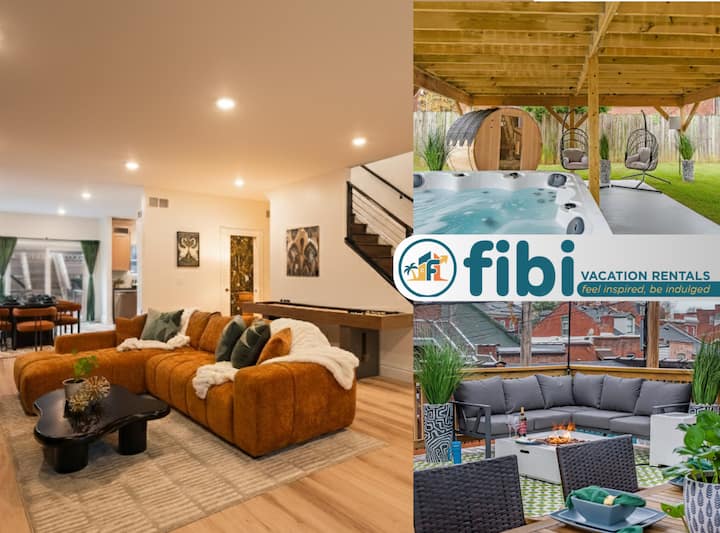 Modern Group Oasis: Hot Tub, Arcade & Fire Pit - Saint-Louis, MO