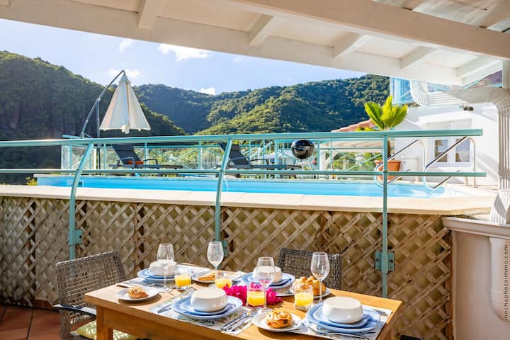 Ti Noni – Charme Tropical Avec Piscine, Vue Mer - Martinique