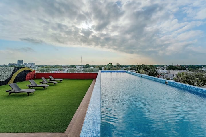 3 Units | Pool | Free Parking | Mérida Cathedral - Mérida