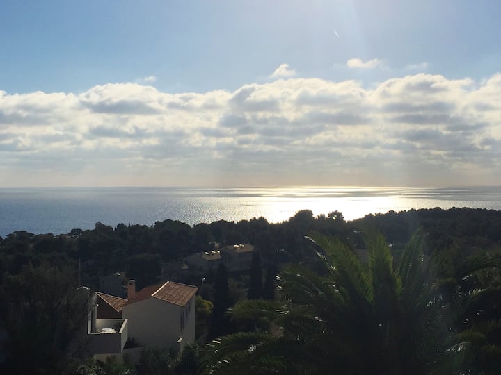 Studio Vur Mer Duplex + Coin Cabine 4 Personnes - - Saint-Cyr-sur-Mer