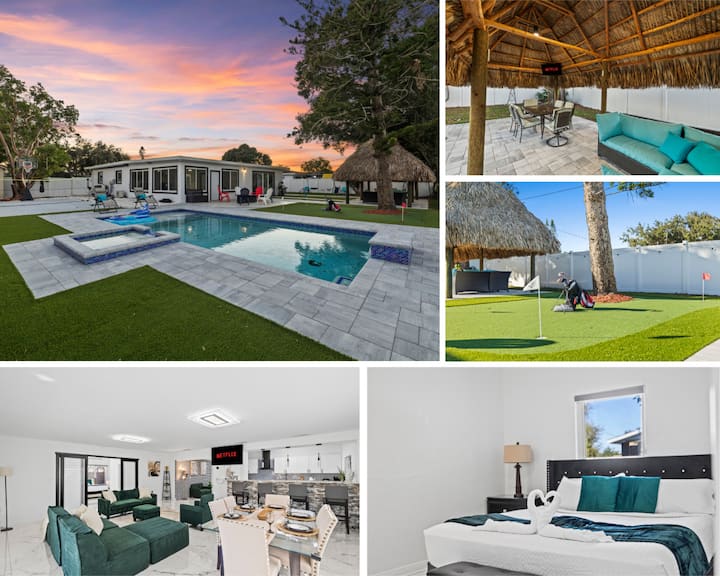 The Ami Estate Pool Pickleball Mini-golf & Jacuzzi - Bradenton, FL