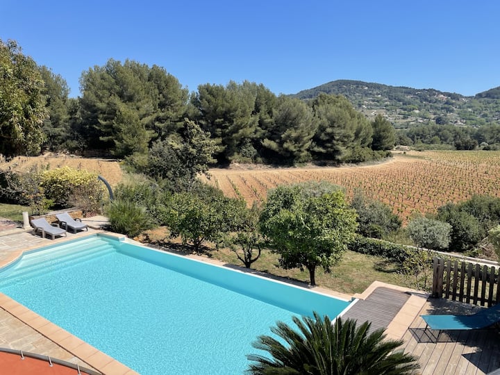 Villa Vue Sur Les Vignes 6 Pièces 10 Personnes - - Le Castellet