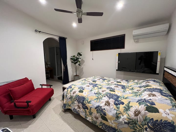 【専用プール付】2ldkメゾネットヴィラ｜全室バストイレ付｜駐車場無料（room A） - Onomichi