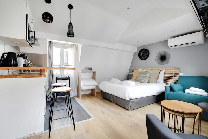 Studio Chaleureux - Ac- 2p - Centre De Paris - París