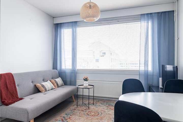 Compact 1br Apartment With Free Private Parking - Lahti