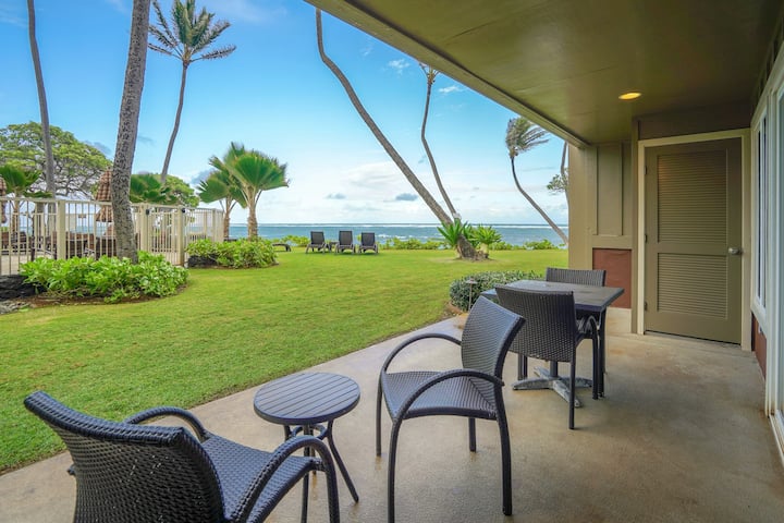 1br Oceanfront Kauai Kailani 1st-floor | Patio - Kapaa, HI