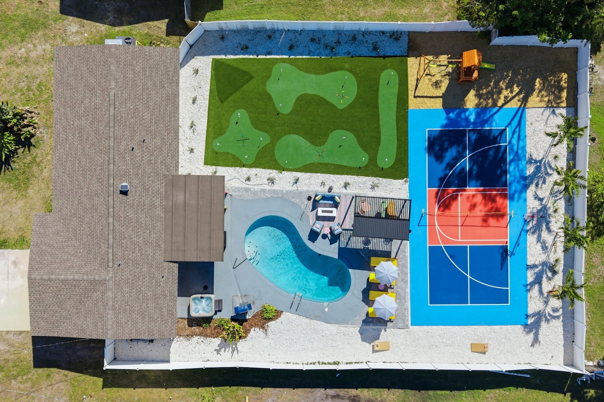 Pastel Palms – Sportplatz – Pool – Whirlpool – Bar - Häuser zur Miete ...