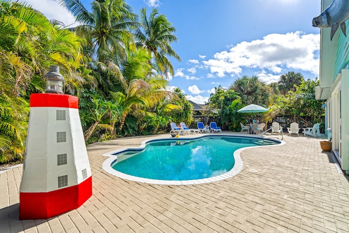 New! Nearbeach&theave/htd Pool,grill & Keywestvibe - Delray Beach, FL