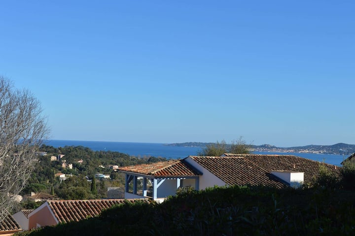 Pieces Vue Mer Dans Domaine Avec Piscine Grimaud ( - Grimaud
