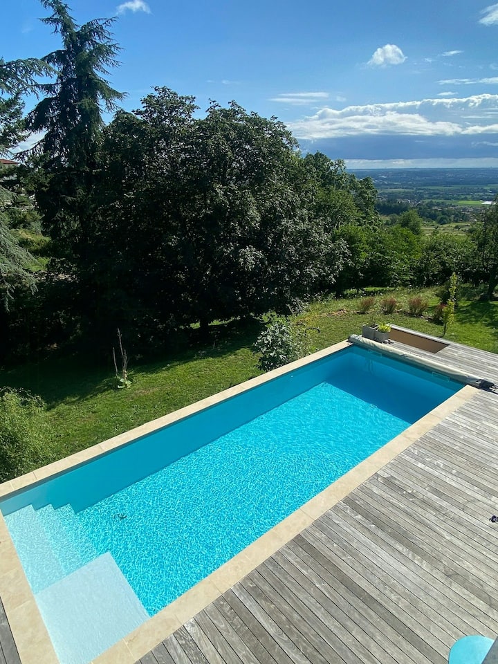 Golden Stone House With View Of Mont Blanc - Villefranche-sur-Saône