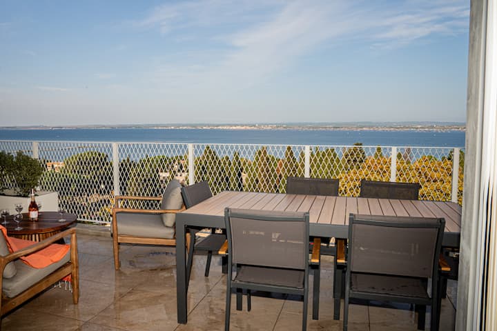Duplex T5 Vue éTang, Terrasse & Suite Parentale - Sète