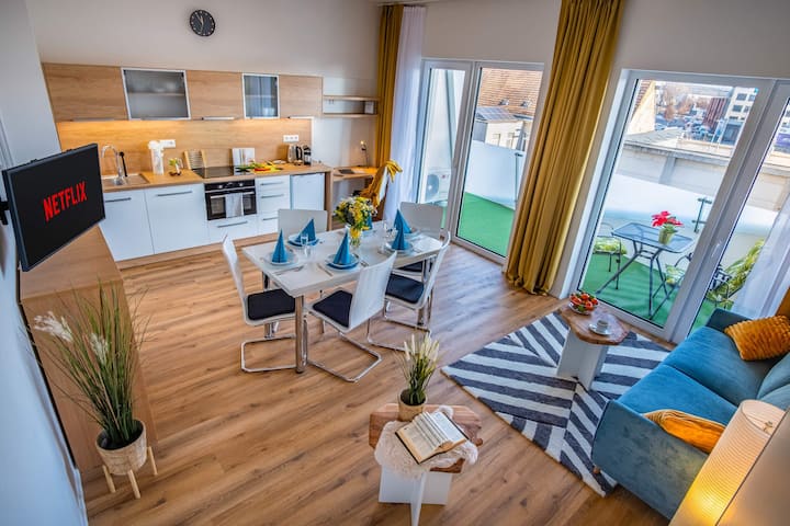 Meridiem Haven With Ac, Netflix And Parking -