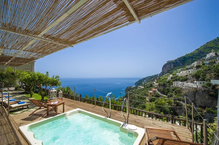 Villa Veduta With Terrace And Jacuzzi, Amalfi - 라벨로
