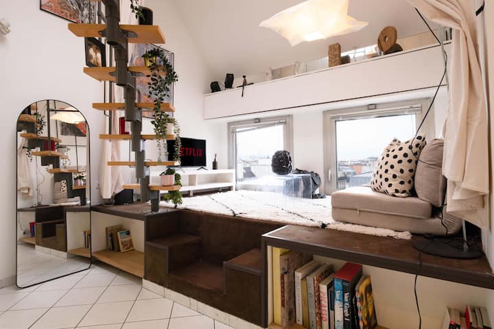 Loft Duplex Terrasse  Vue Sur Paris - Paris