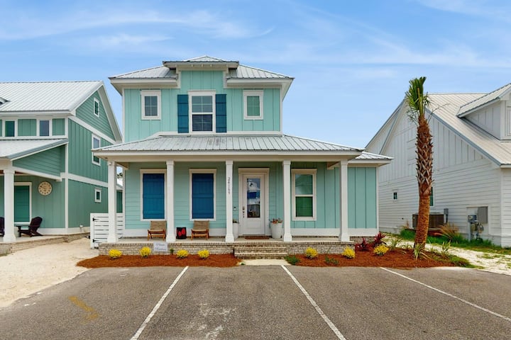 Modern Beach House With Porches, - Orange Beach, AL