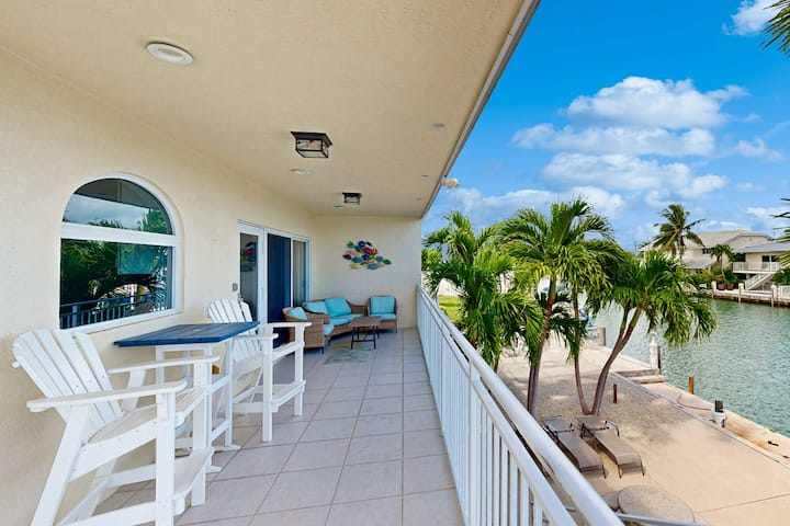3br Waterview | Hot Tub | Dock | Balcony - Key Colony Beach