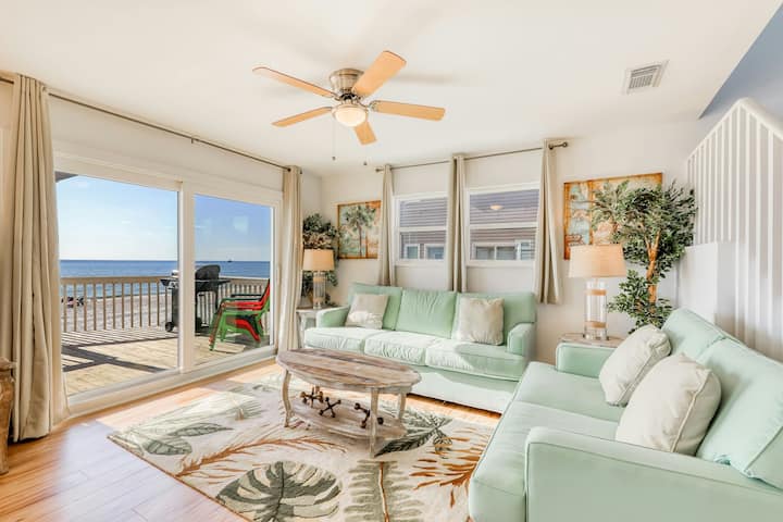 Coastal 4br Oceanfront Dog Friendly | Balcony - Cape San Blas, FL