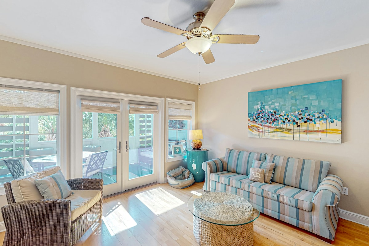 Apartamento de 1 dormitorio cerca de la playa con piscina, tenis y ...