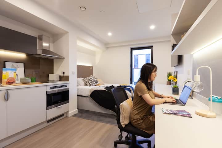 Student Only Spacious Studio Apartments In Swansea - Swansea