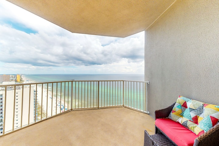 Beautiful 1br Oceanfront 28th-floor | Balcony - Panama City Beach, FL