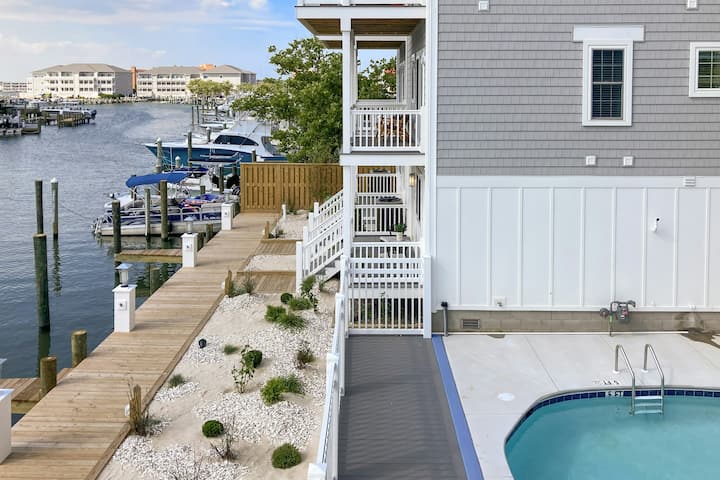 Serene 4br Bayview | Pool | Dock | Balcony - Ocean City, MD