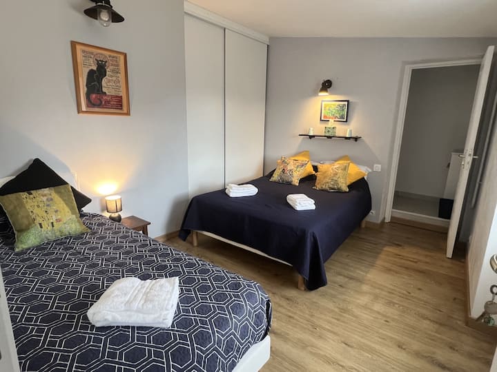 Chambre Iris 1 à 3 Personnes - Les Herbiers