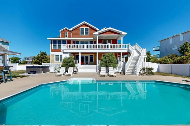 8br Oceanview Dog Friendly | Pool | Hot Tub - Virginia Beach, VA