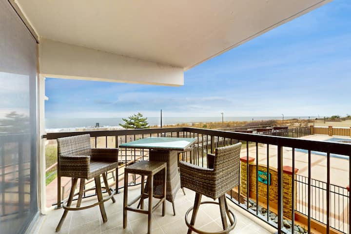 2br Oceanfront 1st-floor | Balcony | Pool - Ocean City, MD