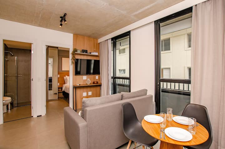 Charmoso Apartamento De 2 Dorms Na Paulista - Brésil