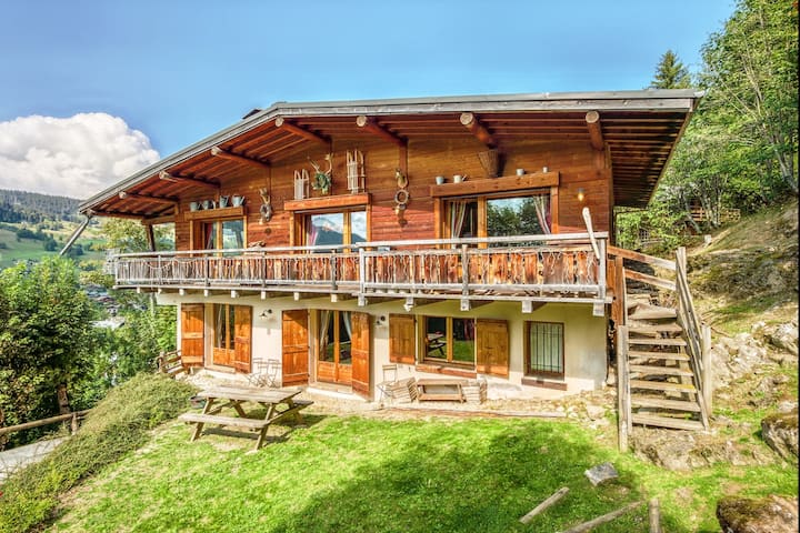 Sumptuous Chalet Baron-la Grange Megeve*****luxury Comfort Chic In Megeve Heart - Megève