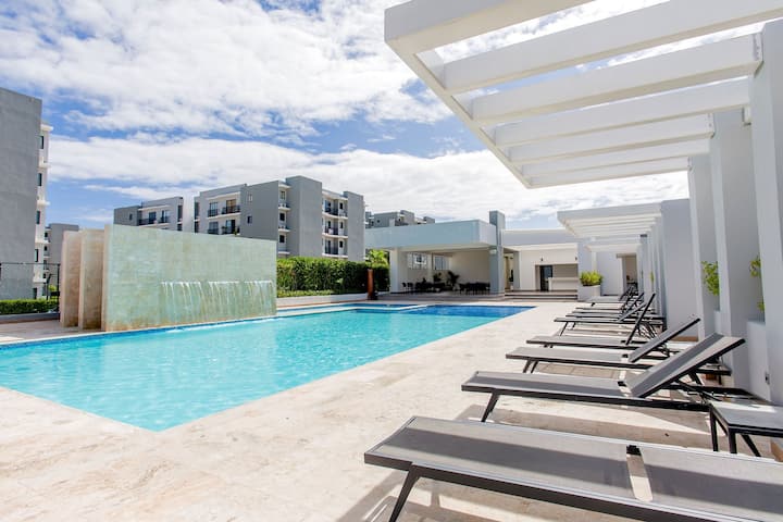 Modern 2-bedroom Apartment With Pool And Elevator - Punta Cana