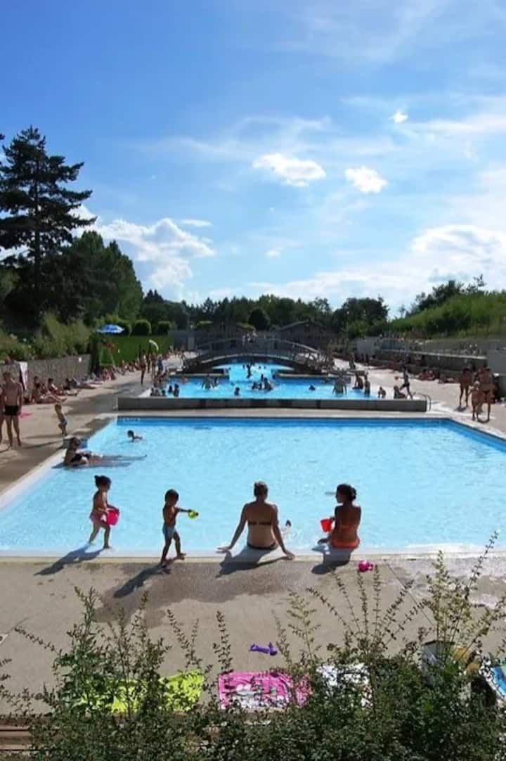 Zecamping 2* Chalet 35m² Piscine - Monistrol-sur-Loire