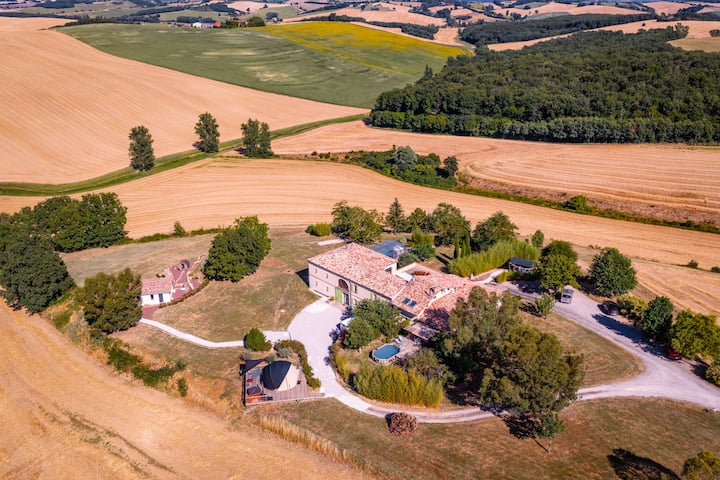 Domaine La Grande Oasis - Piscine Chauffée - Spa - - Rabastens